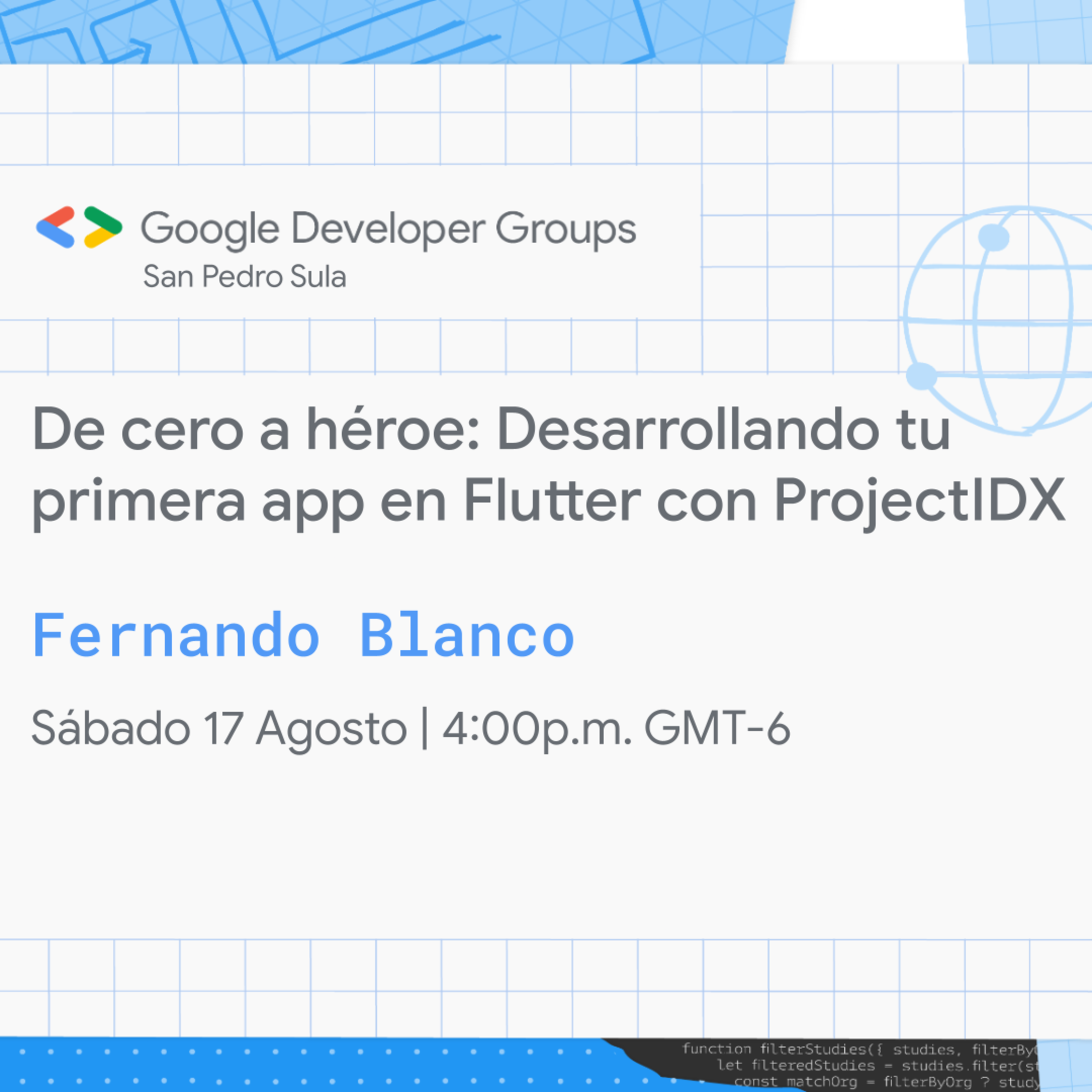 See De cero a héroe: Desarrollando tu primera app en Flutter con ProjectIDX at Google Developer ...